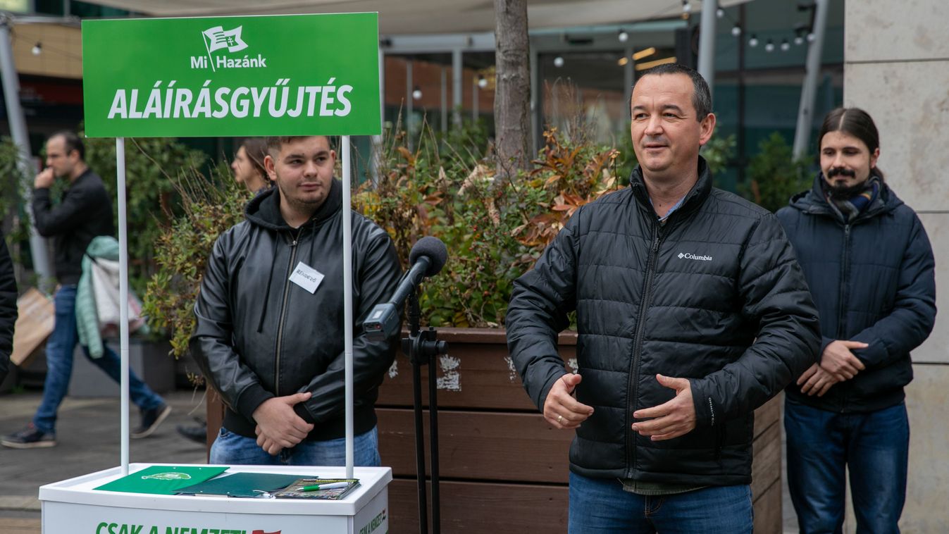 Utcafórumot tartott a Mi Hazánk Mozgalom Debrecenben