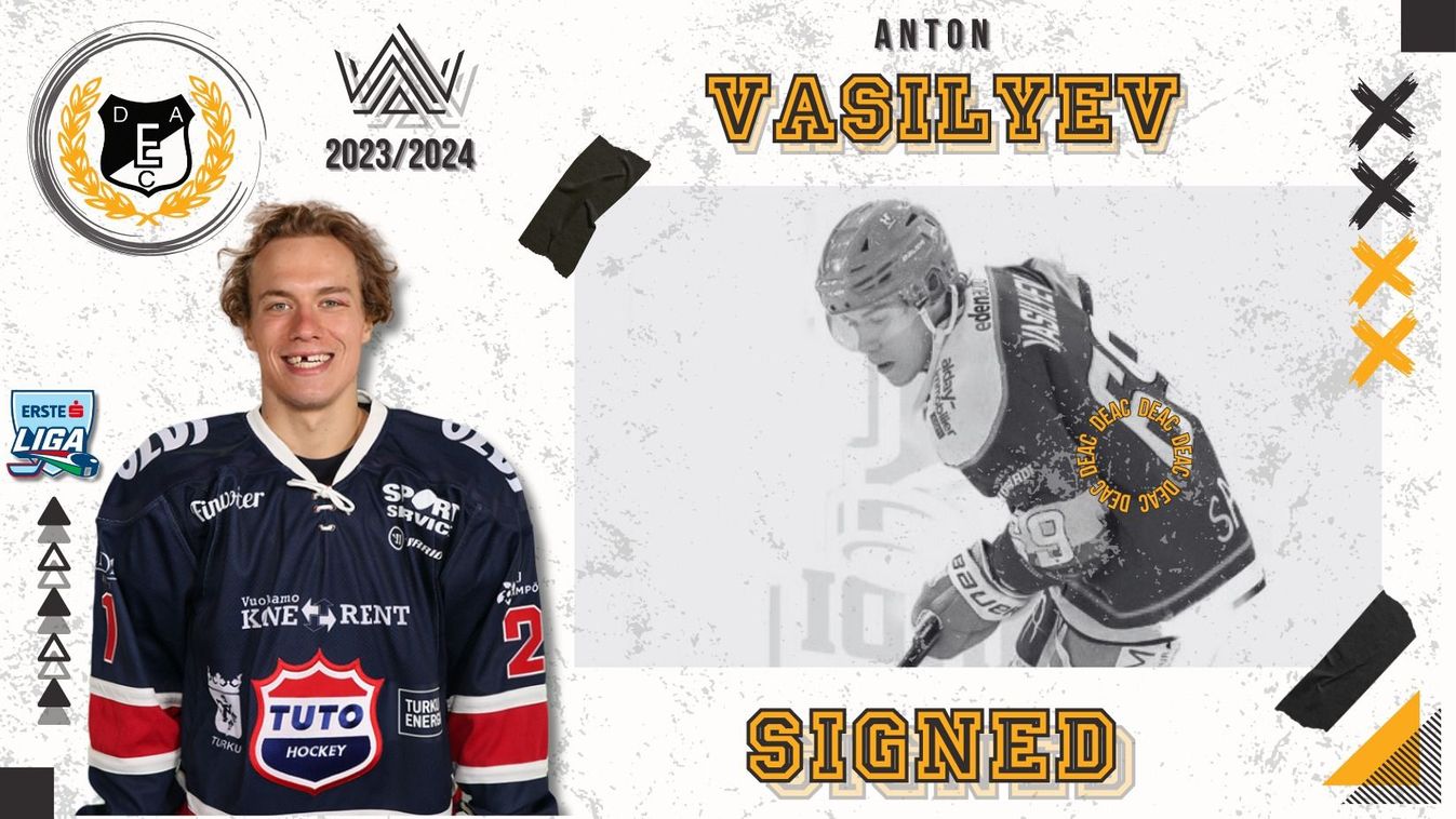 Anton Vasilyev személyében orosz játékossal erősített a DEAC hokicsapata