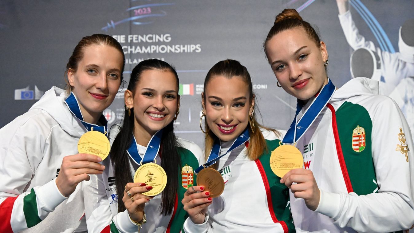 Világbajnok a DEAC-os Battai Sugár a női kardcsapattal!