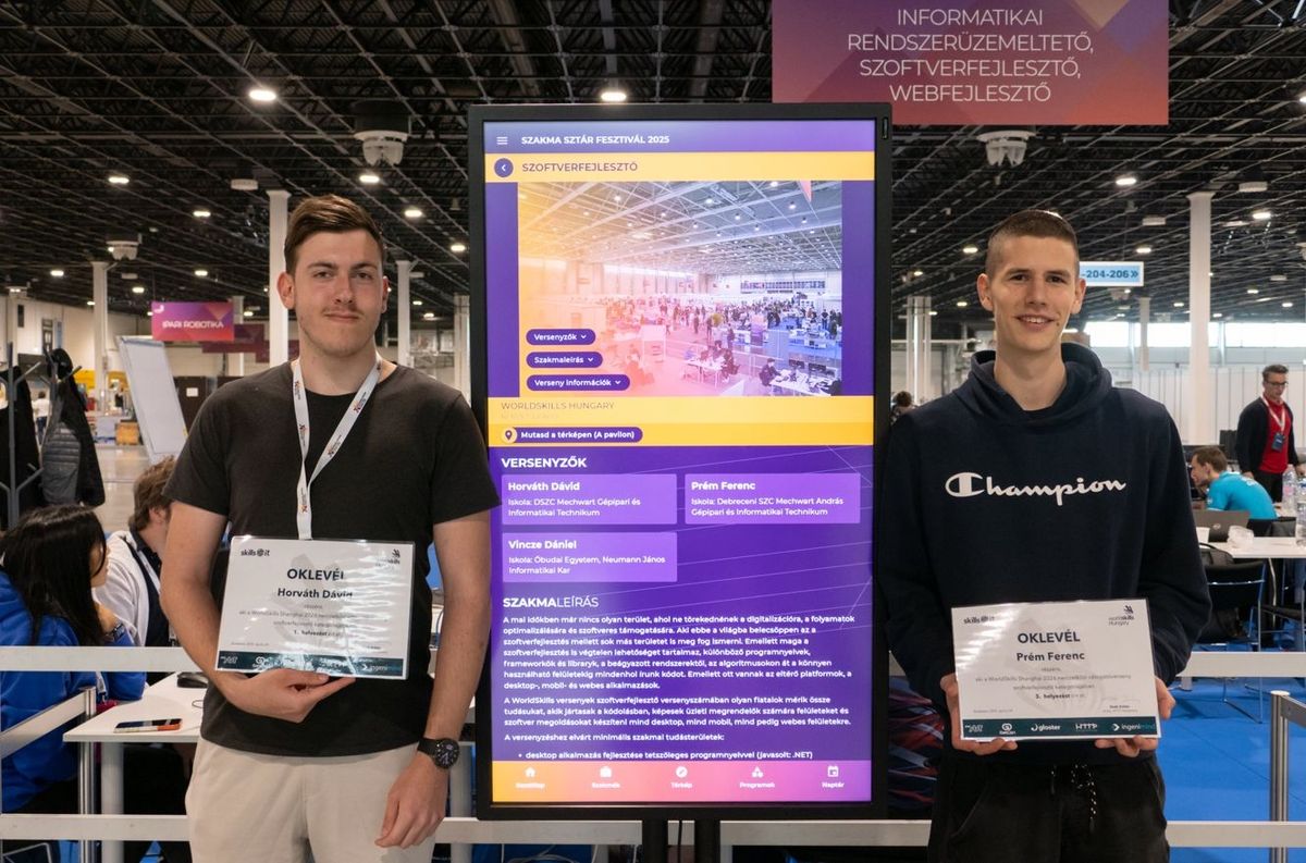 A világ elitjében versenyez Kínában a debreceni diák, Horváth Dávid