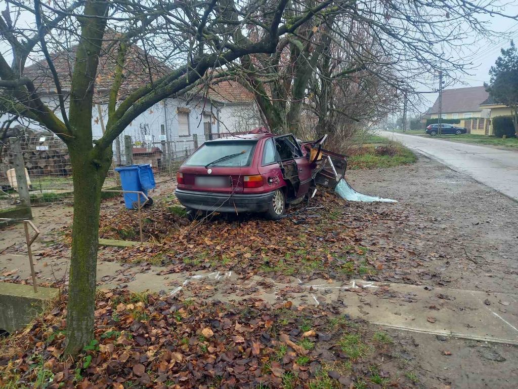 Fának csapódott egy autó Berettyóújfaluban | HAON