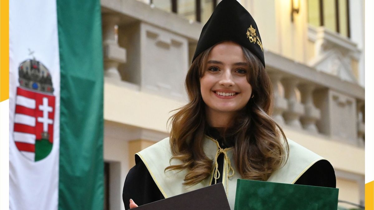 Gróf Tisza István szépunokája is diplomát szerzett a Debreceni Egyetemen!